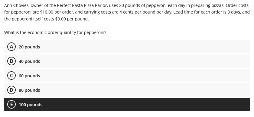 The materials manager for a billiard ball maker must | Chegg.com