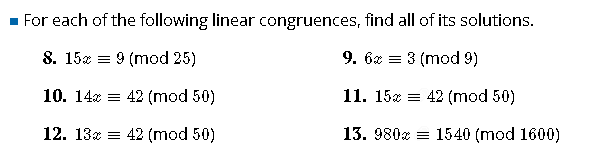 Solved Number Theory: In Context and Interactive Karl-Dieter | Chegg.com