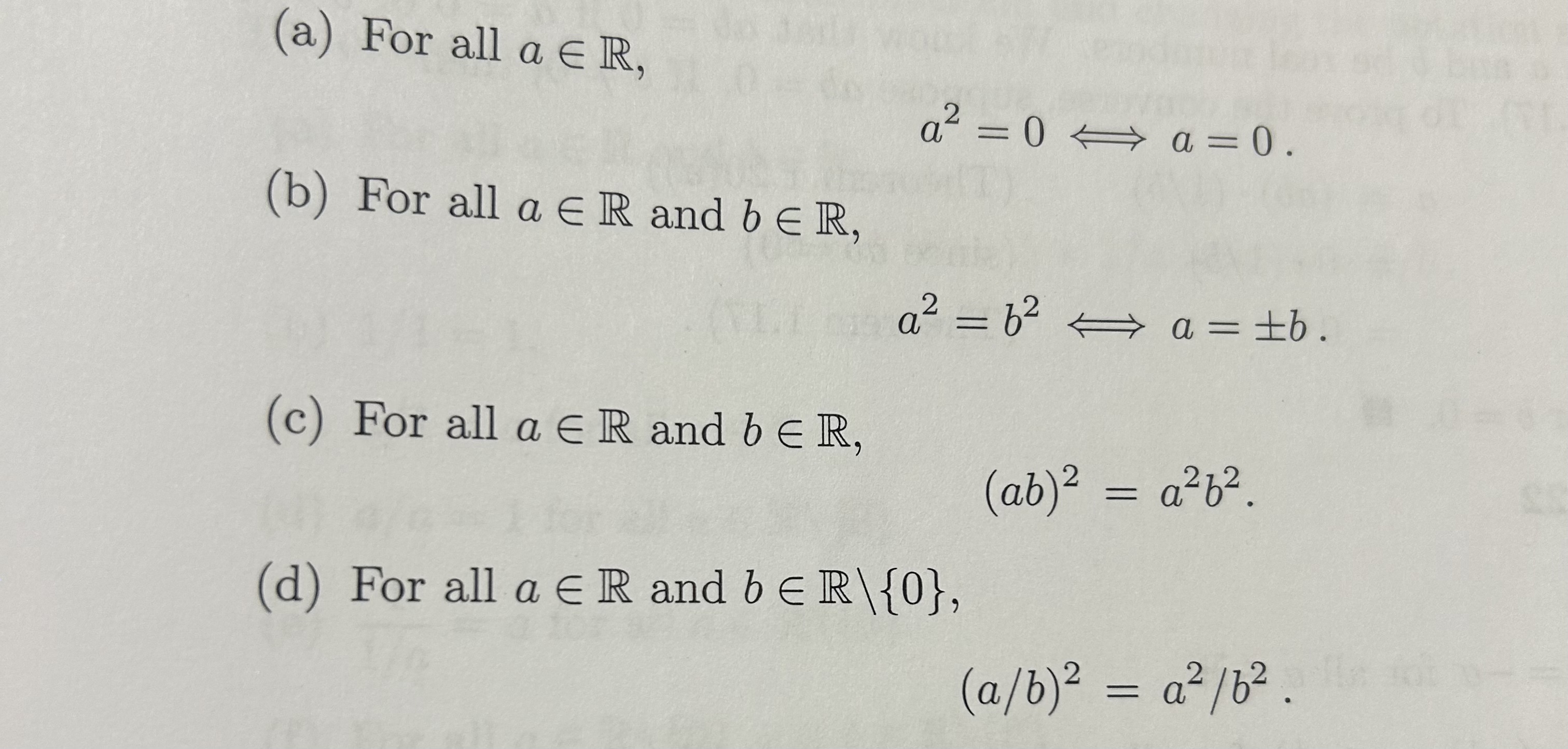 Solved prove the following:(a) ﻿For all | Chegg.com