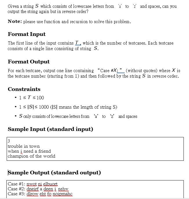 Solved NOTES : In C Language Only use stdio.h library or | Chegg.com