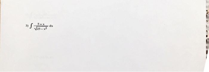 Solved 25 - x | Chegg.com