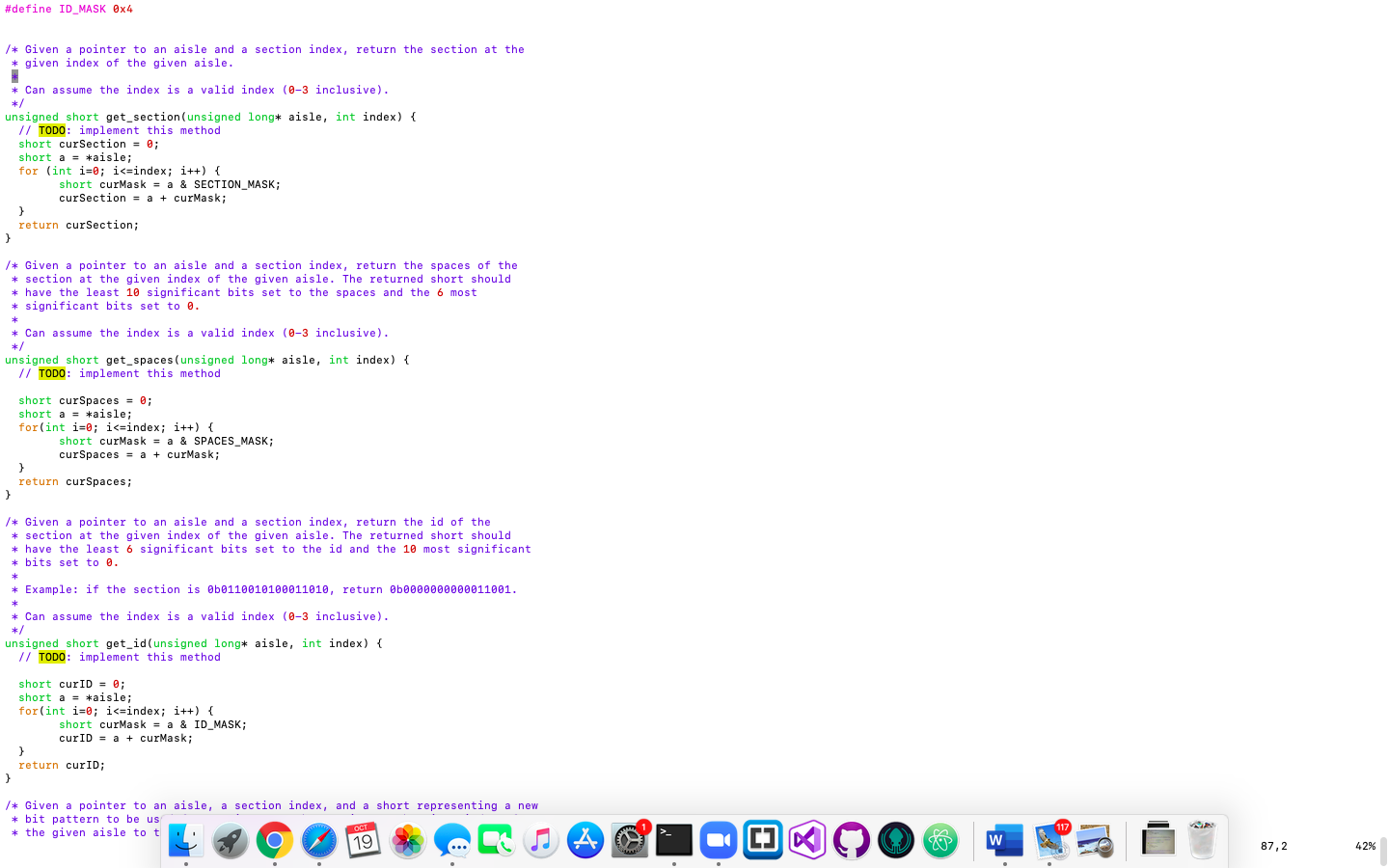 // Overview This is a program to keep track of the | Chegg.com