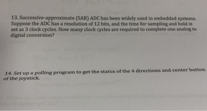 Solved 13. Successive-approximate (SAR) ADC has been widely | Chegg.com