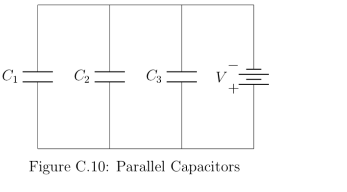 Solved Given the circuit in Figure C.10 with V = 25 V olts, | Chegg.com