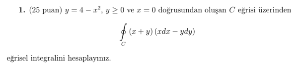 Solved Calculate the curvilinear integral of .... over the | Chegg.com