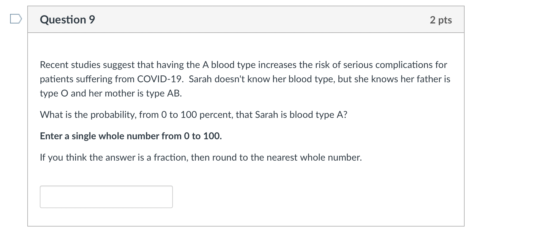 Solved Recent studies suggest that having the A blood type | Chegg.com