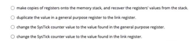 Solved The Purpose of the subroutine SysTick_Wait10ms is to | Chegg.com