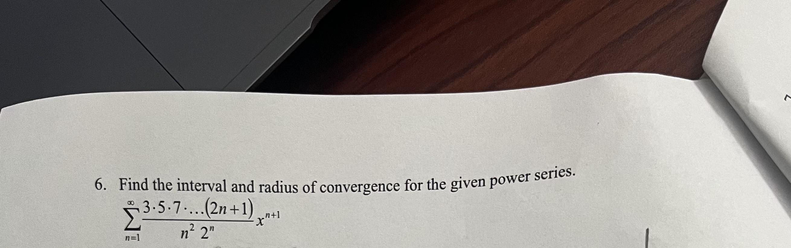Solved Find the interval and radius of ﻿convergence for the | Chegg.com