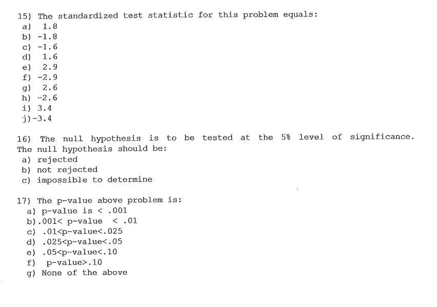 Solved Use the following information to answer questions 1 | Chegg.com