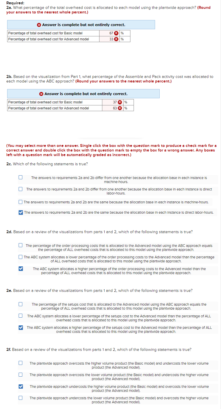 Solved Answer 2a-2f based off the charts Part 1 ChartPart 2 | Chegg.com