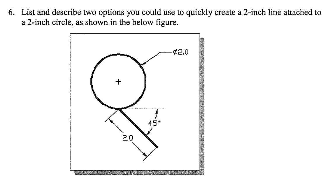 Solved 6. List and describe two options you could use to | Chegg.com