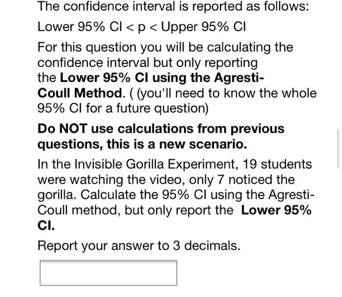 Solved The Invisible Gorilla experiment was repeated | Chegg.com