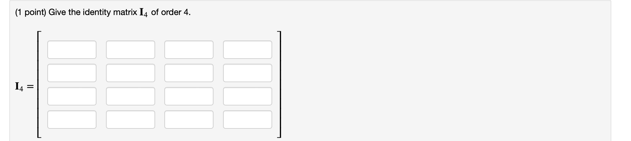 Solved (5 points) Evaluate the following matrix products. | Chegg.com