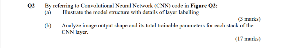 Q2 By referring to Convolutional Neural Network (CNN) | Chegg.com