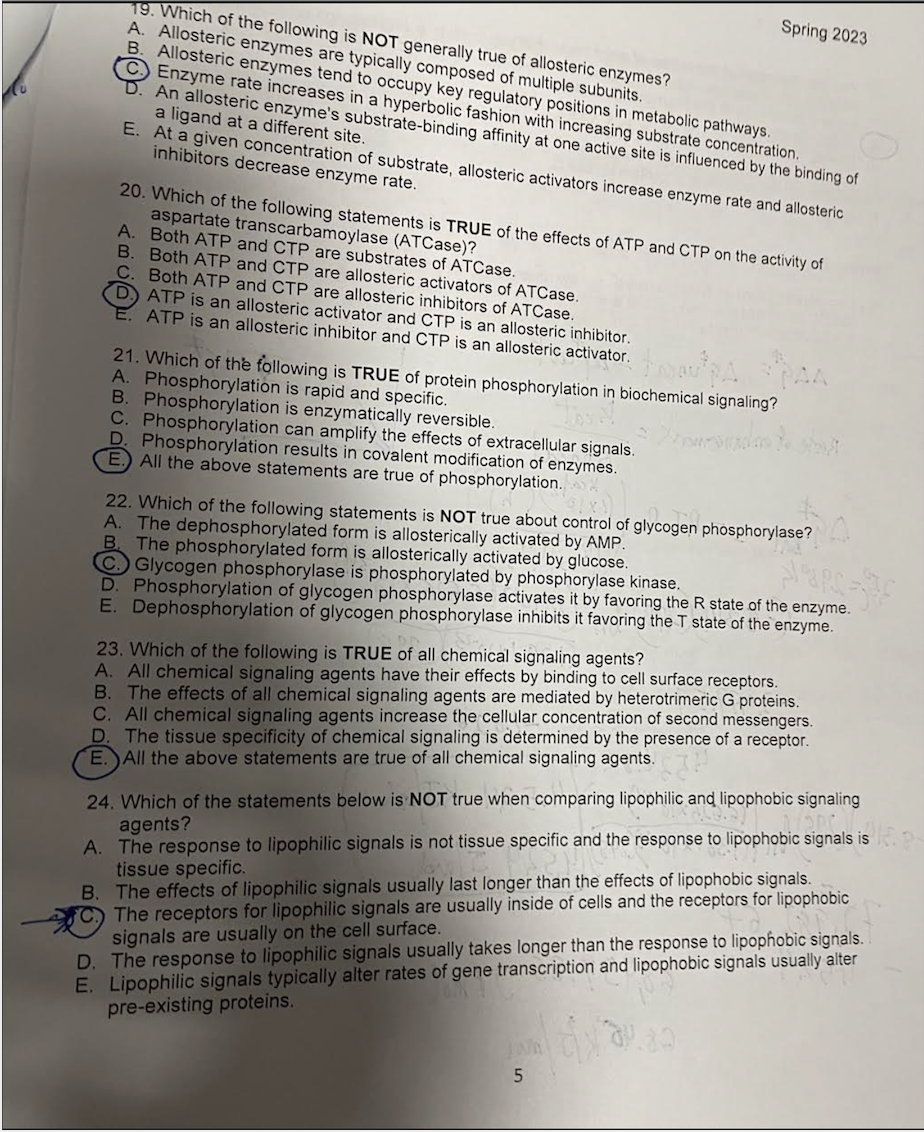 Solved aspartate transcarbamoylase (ATCase)? A. Both ATP and | Chegg.com