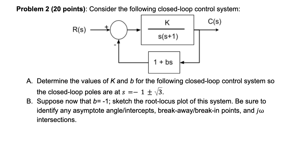 Solved Problem 2 (20 points): Consider the following | Chegg.com