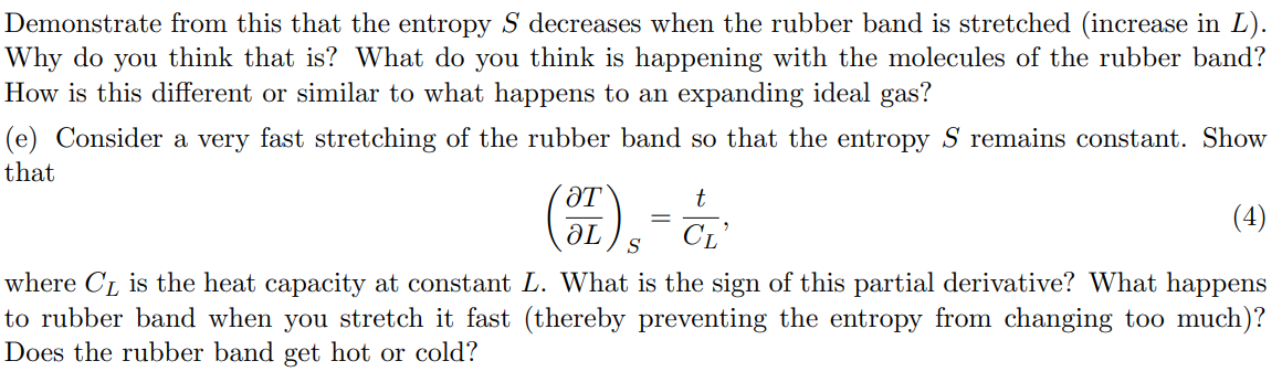 Solved Let's study a thermodynamic system that does not have | Chegg.com