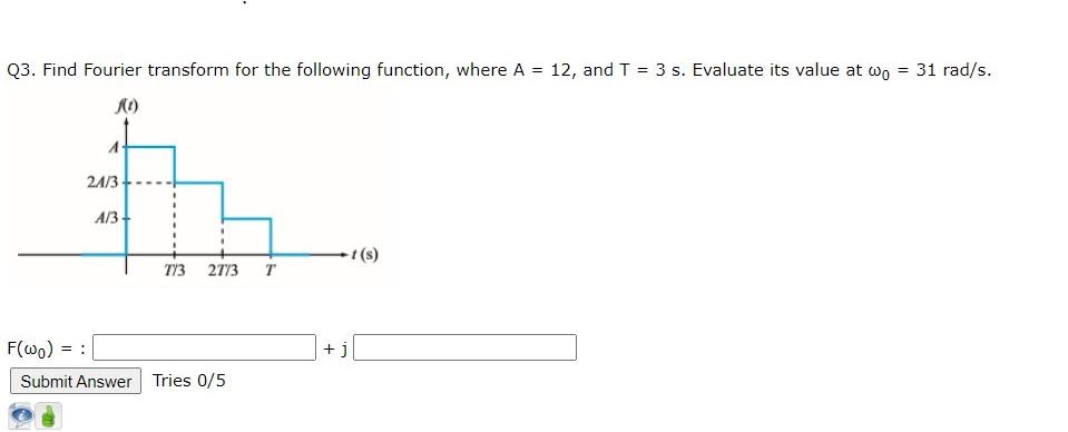 Solved Q3. Find Fourier transform for the following | Chegg.com