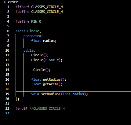 Solved circle.cpp:10:1: error: redefinition of | Chegg.com