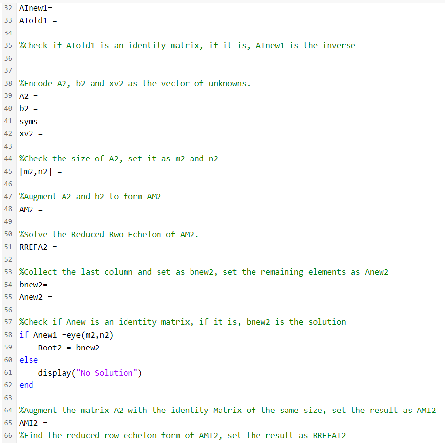 Solved RREF Solutions My Solutions A given system of linear | Chegg.com Solved RREF Solutions My Solutions A given system of linear | Chegg.com