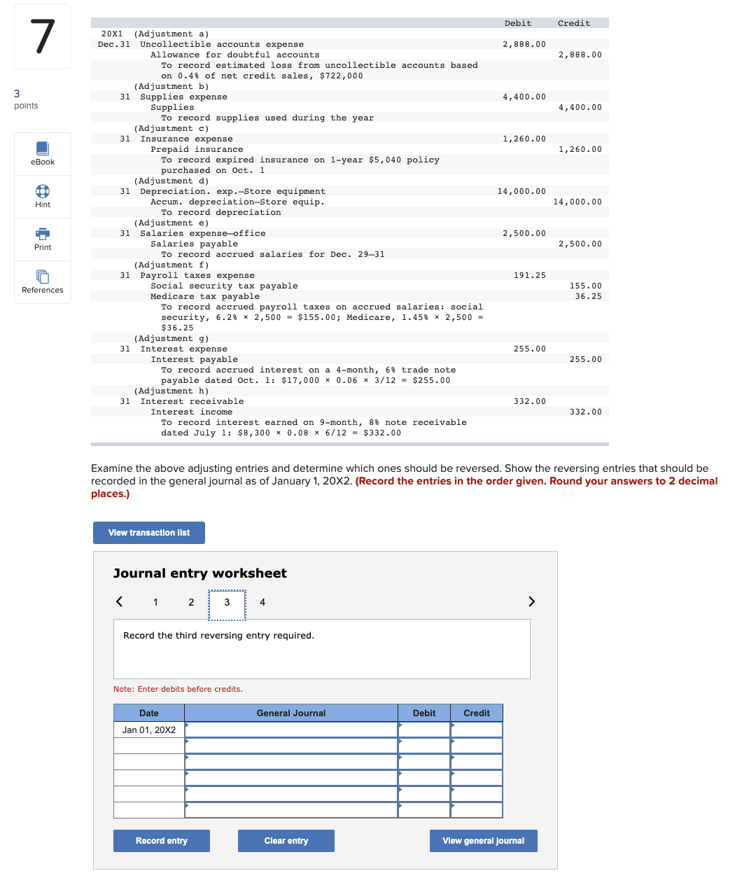 Solved Examine the above adjusting entries and determine | Chegg.com