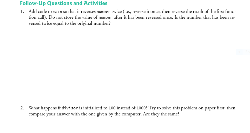 Solved 22 1 // Lab 2: reverse.cpp 2 // Reverse the digits of | Chegg.com