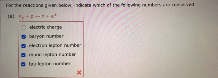 Solved For the reactions given below, indicate which of the | Chegg.com