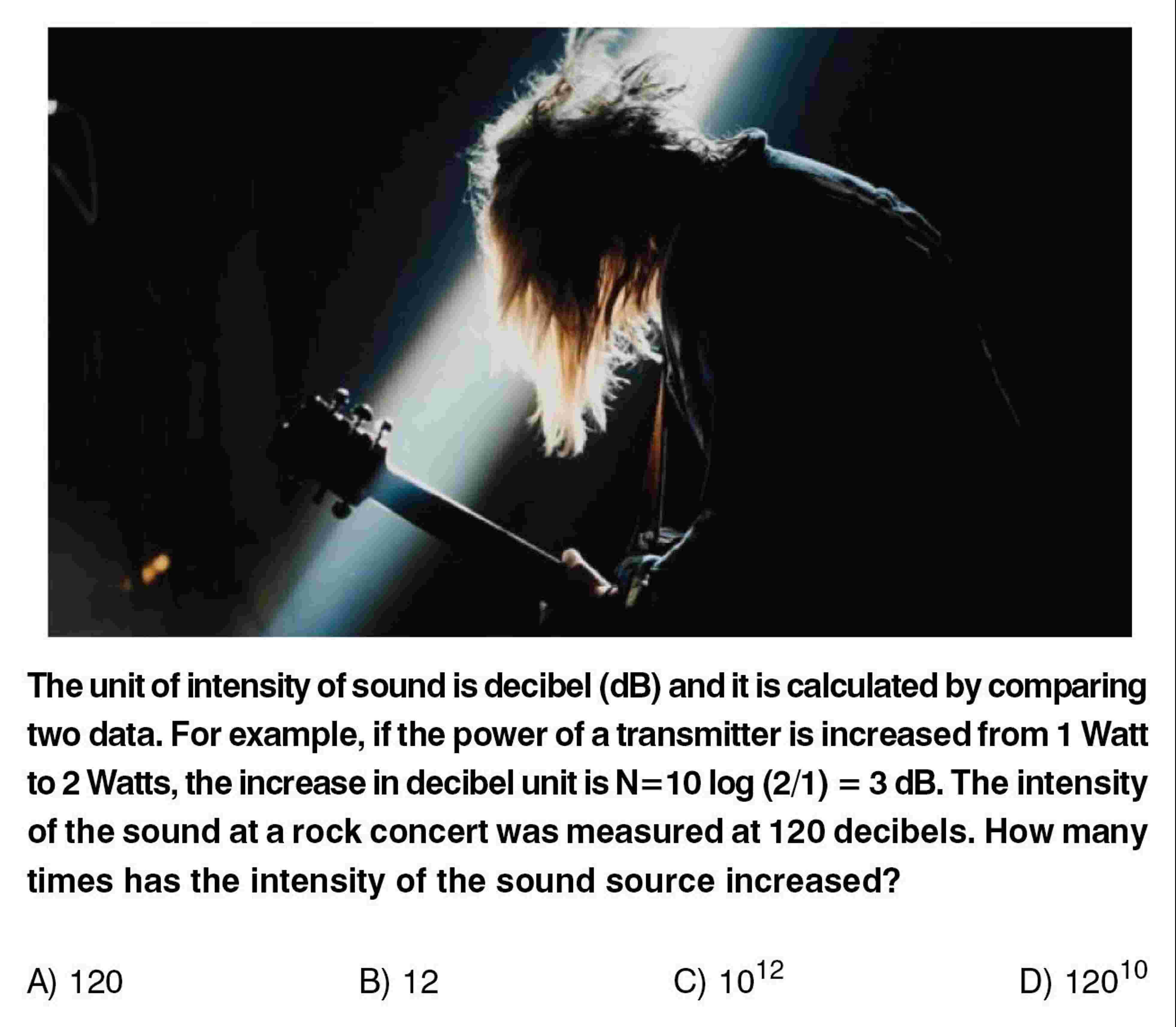 Solved by an EXPERT The unit of ﻿intensity of ﻿sound is ﻿decibel (dB) | Chegg.com