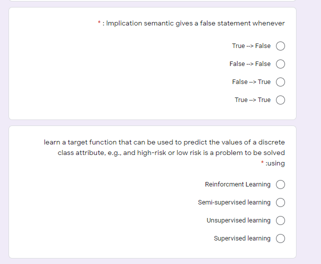 Solved * : Implication semantic gives a false statement | Chegg.com