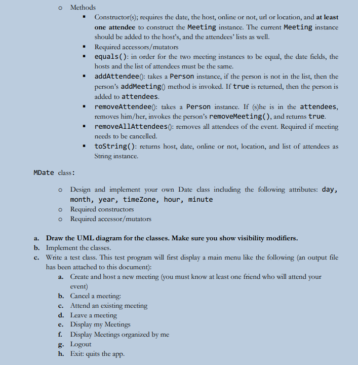 Solved 1- please solve in java using (Object | Chegg.com