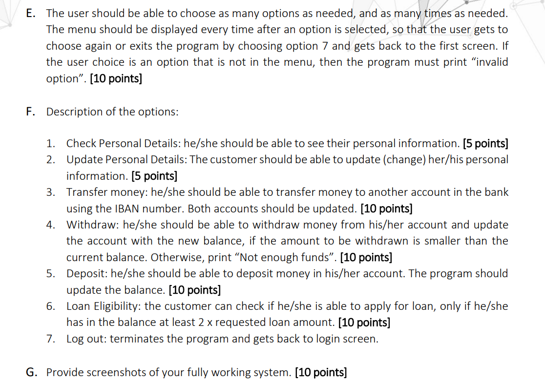 Solved Project Description: In this project, you will | Chegg.com