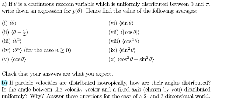 Solved a) If θ is a continuous random variable which is | Chegg.com