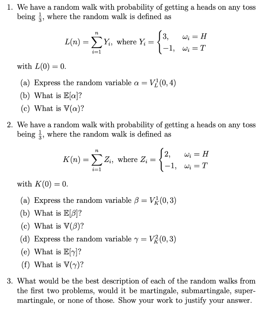 Looking for first-order variation, then expected | Chegg.com