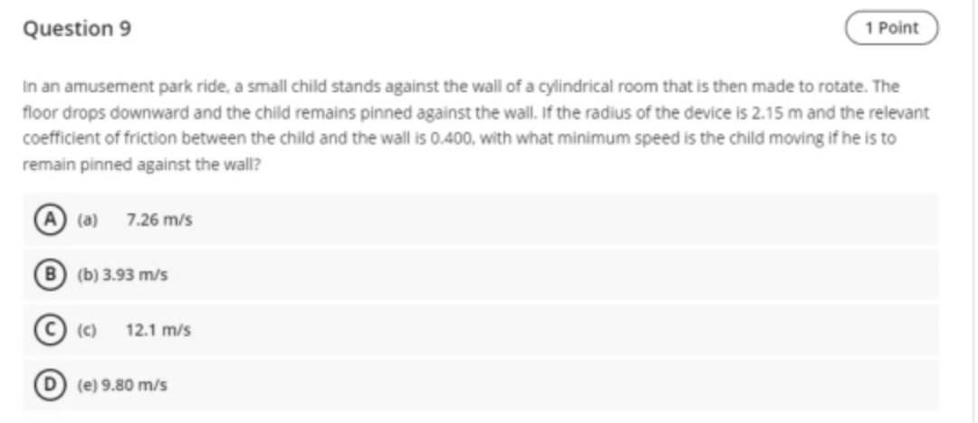 Solved In an amusement park ride, a small child stands | Chegg.com