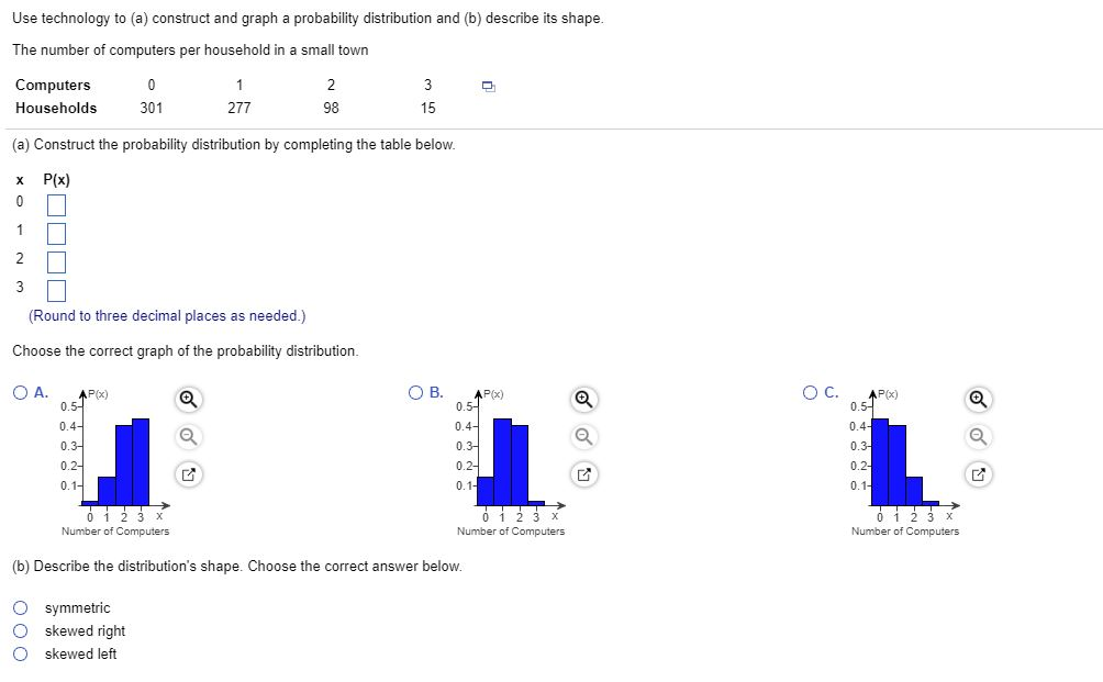 Solved Use technology to (a) construct and graph a | Chegg.com