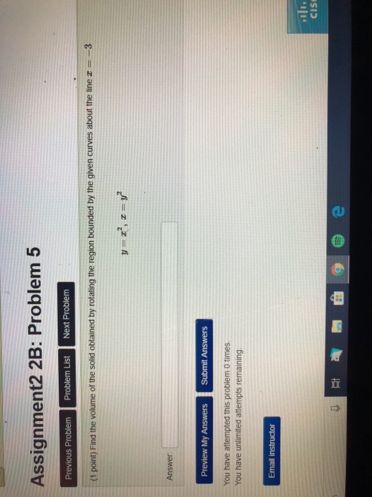 Solved MAA MATHEMATICAL ASSOCIATION OF AMERICA webwork / | Chegg.com
