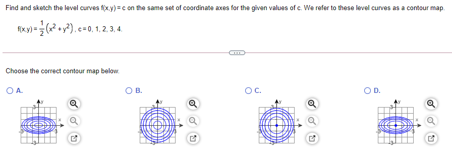 Solved Find And Sketch The Level Curves F X Y On The Same