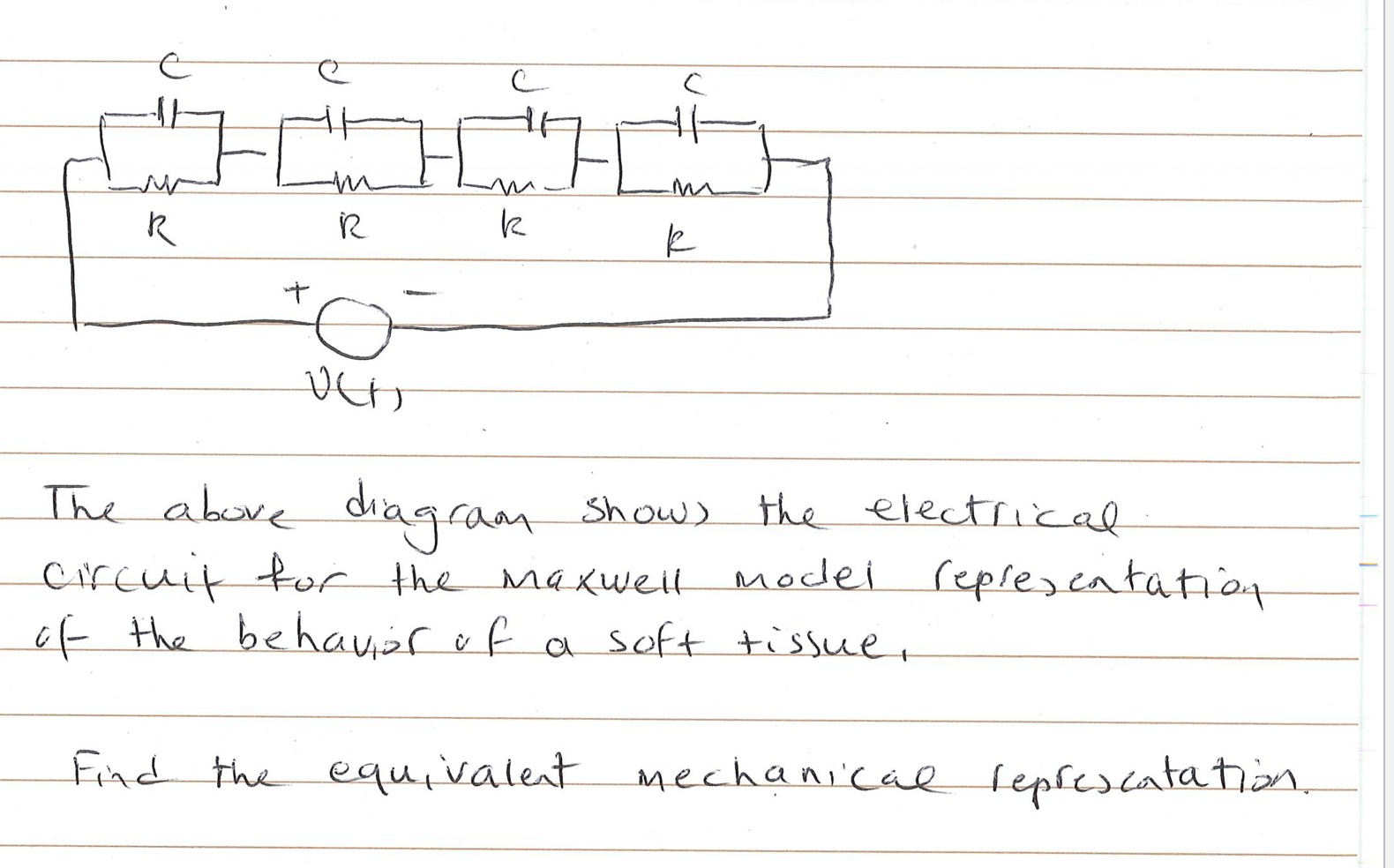 Solved The above diagran shows the electrical circuif for | Chegg.com