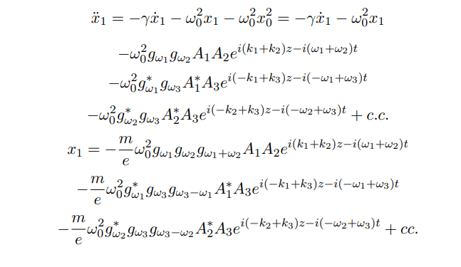 Solved Theory of 2nd order nonlinear effects and 3 wave | Chegg.com