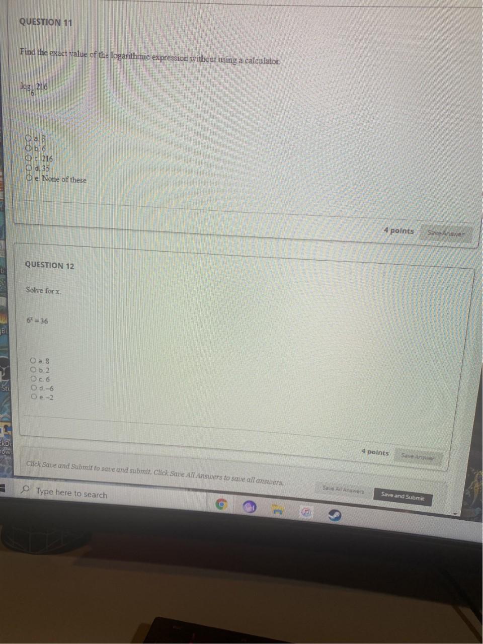 Solved QUESTION 11 Find the exact value of the logarithmic | Chegg.com