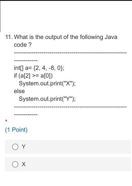 Solved 1. What is the output of the following Java code ? 3 | Chegg.com