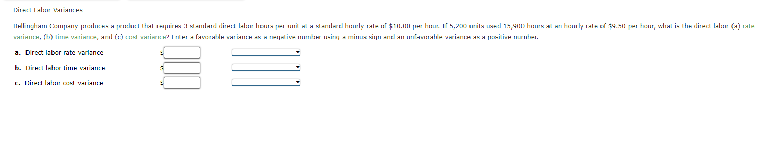 Solved variance, (b) time variance, and (c) cost variance? | Chegg.com
