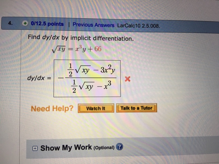 Solved I know this says to solve by implicit | Chegg.com