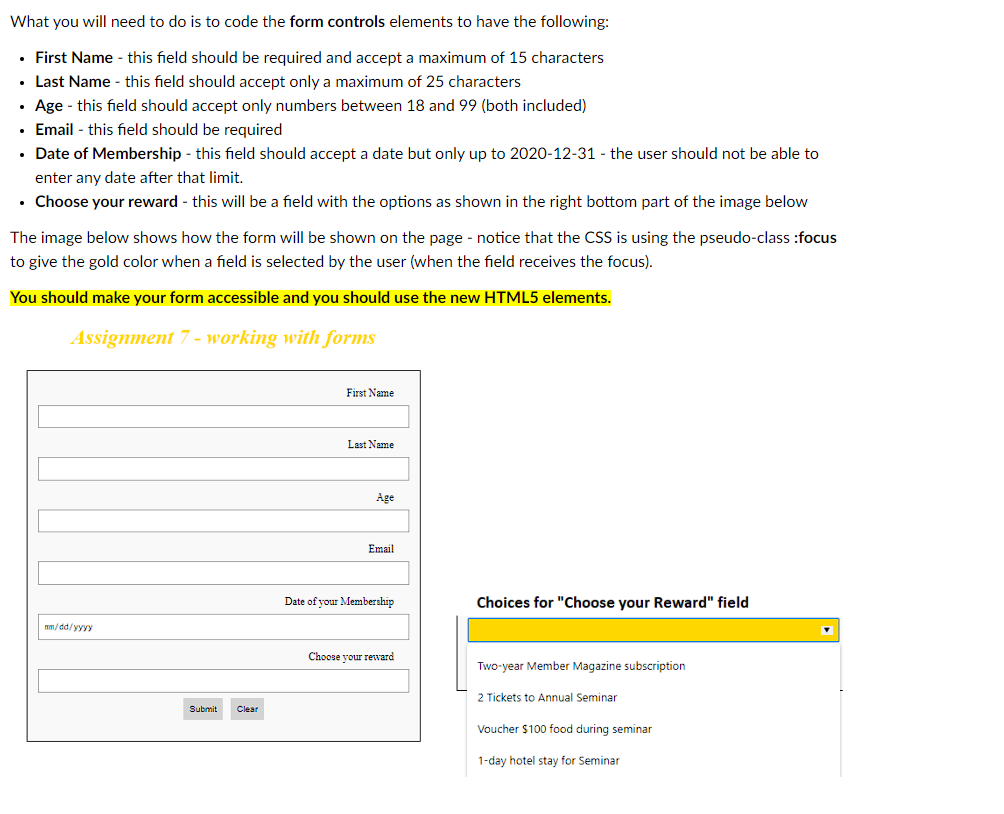 Solved What you will need to do is to code the form controls | Chegg.com