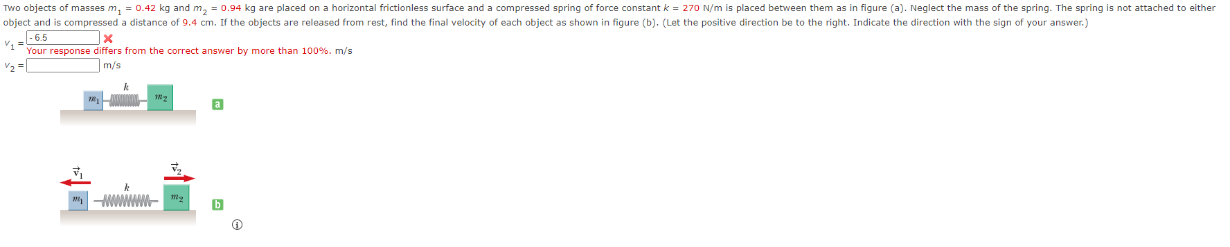 Solved ㄴ V1= Your response differs from the correct answer | Chegg.com