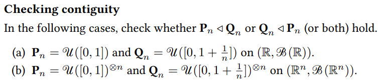 Solved Checking contiguity In the following cases, check | Chegg.com