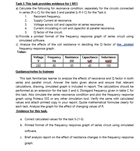 Solved Task 3 This task provides evidence for P5] Using the | Chegg.com