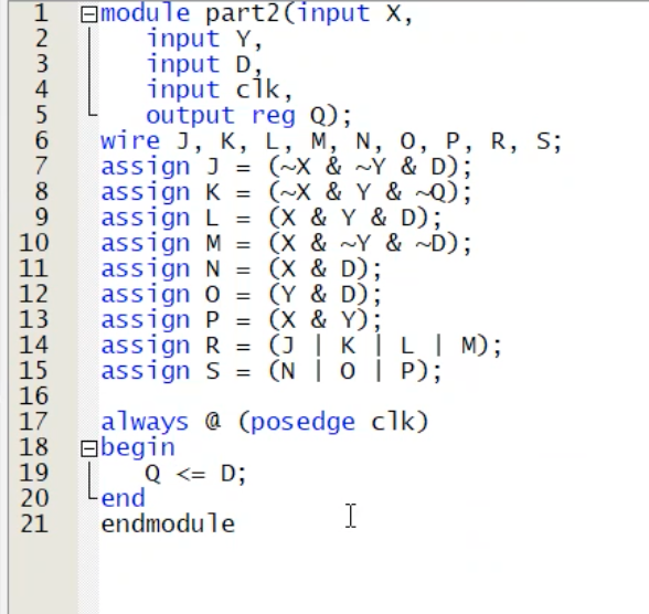 Solved 1 module part2 (input X, 2 input Y, 3 input D, 4 | Chegg.com