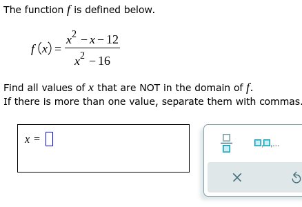 Solved The function f ﻿is defined | Chegg.com