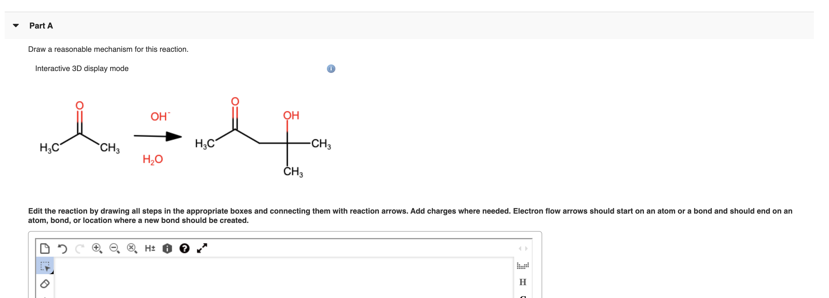Solved Part A Draw a reasonable mechanism for this reaction. | Chegg.com